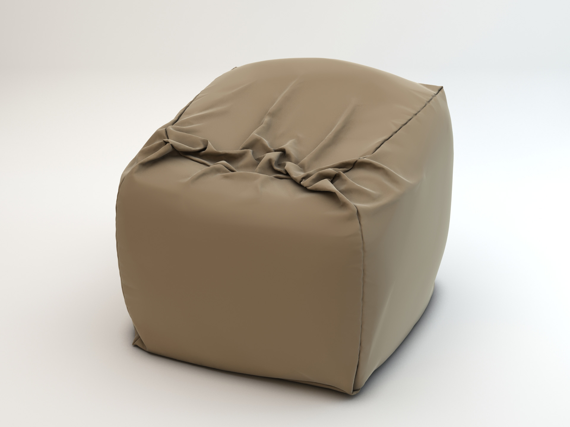 3d puff interior modelled model