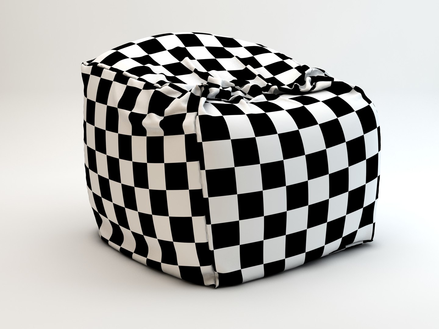 3d Puff Interior Modelled Model