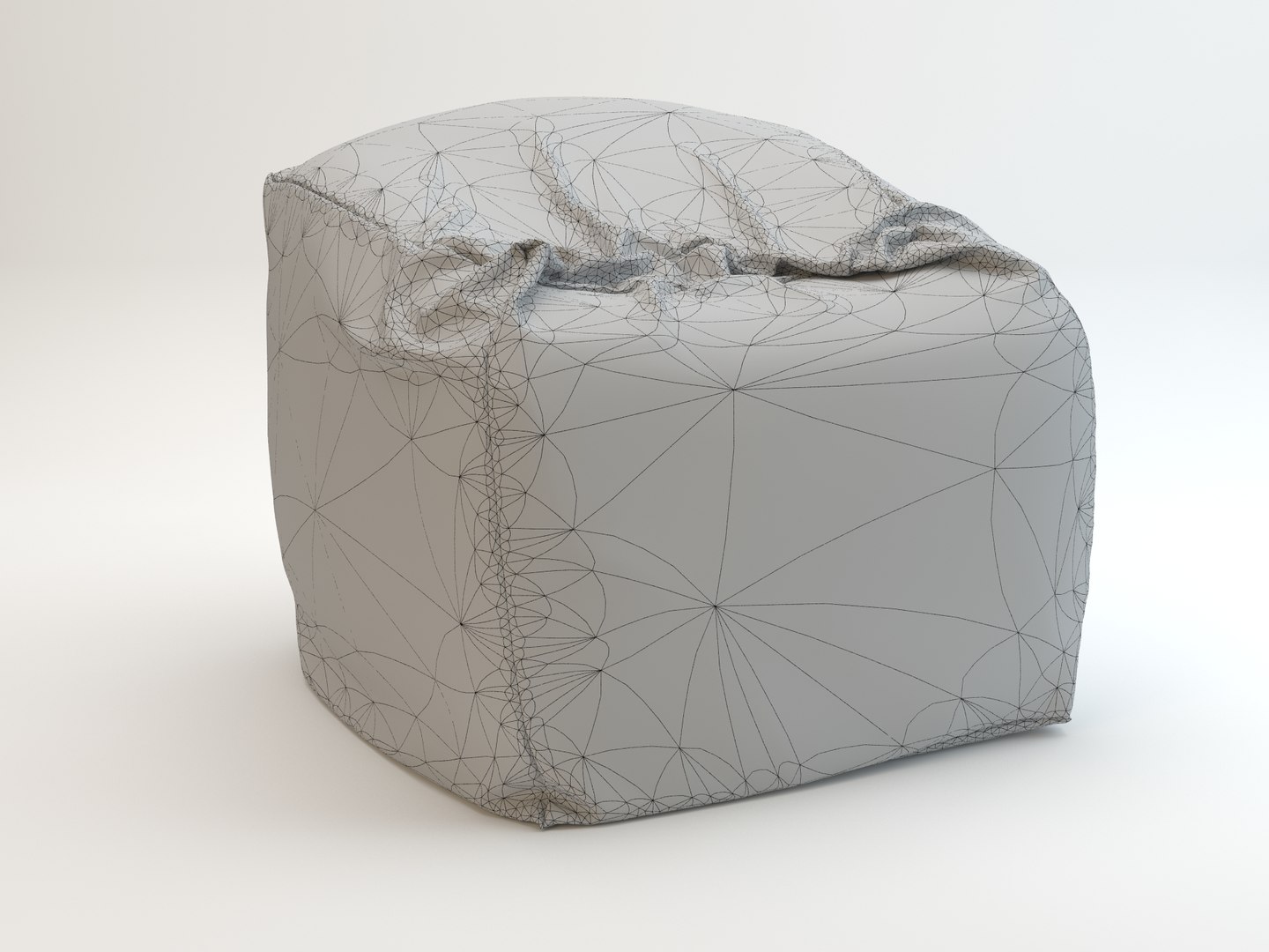 3d Puff Interior Modelled Model