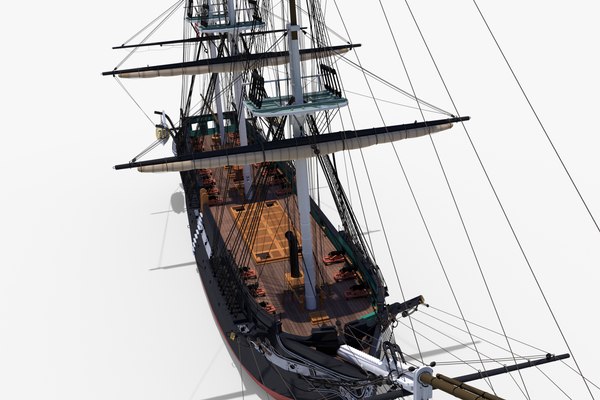 Uss constitution 3D model - TurboSquid 1207107