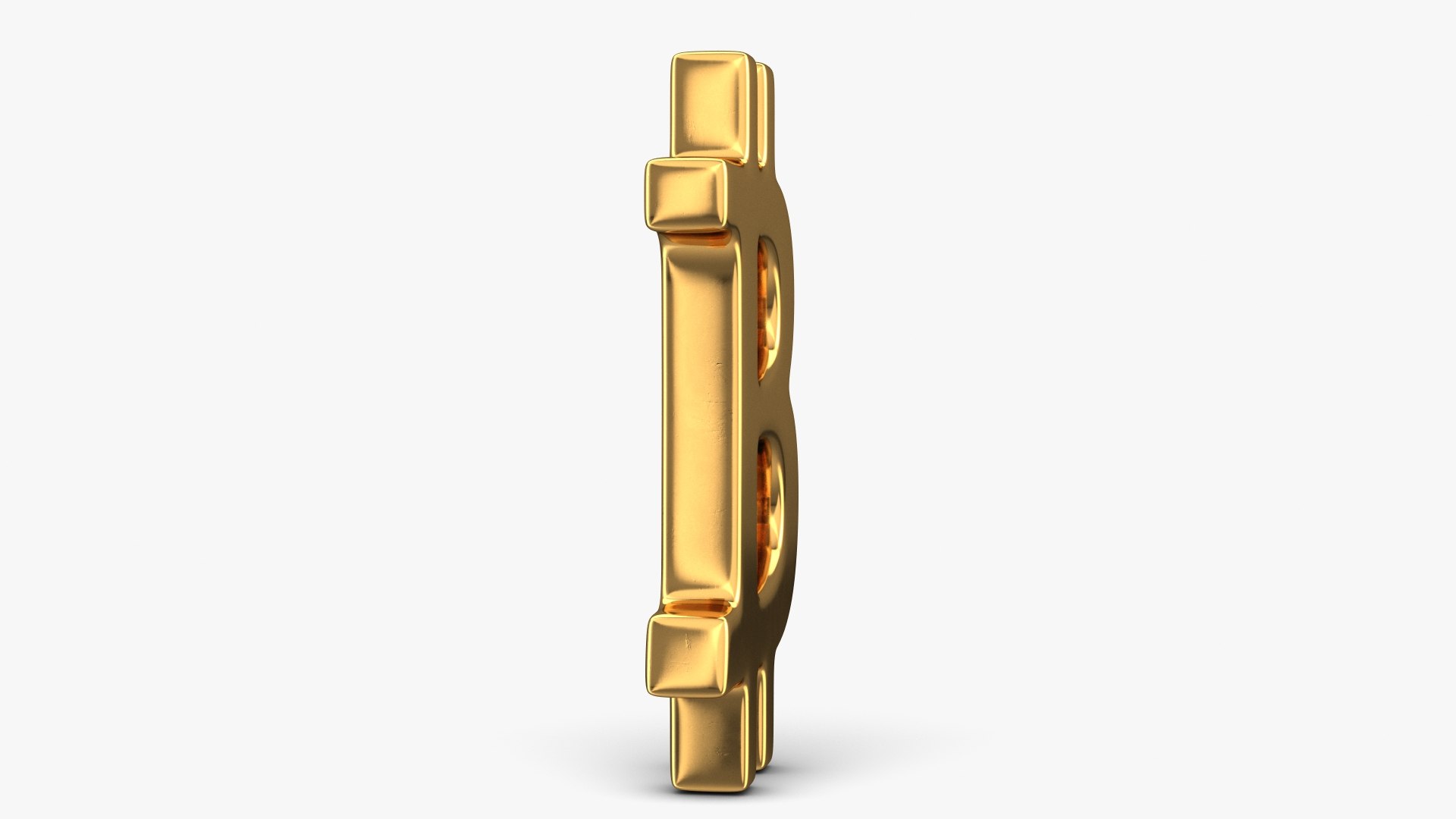 Bitcoin Sign Symbol 3D Model - TurboSquid 1499985