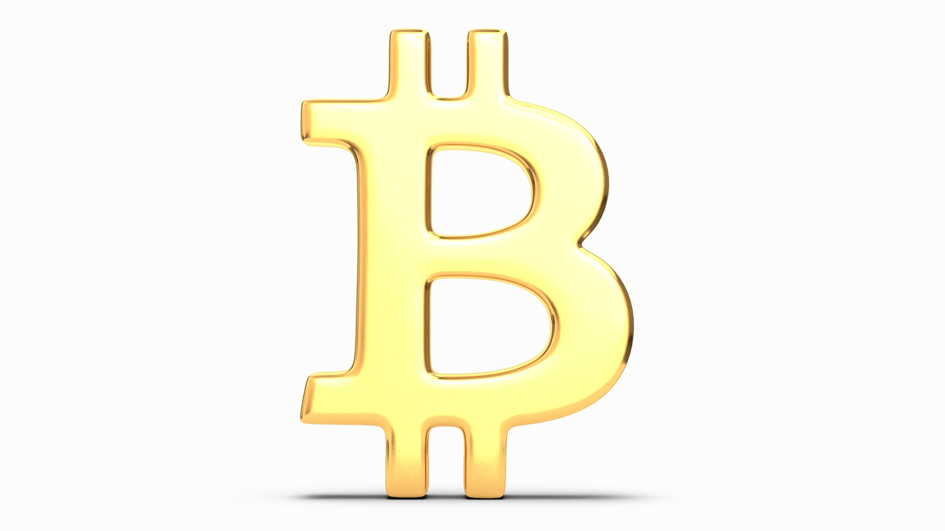 Bitcoin Sign Symbol 3D Model - TurboSquid 1499985