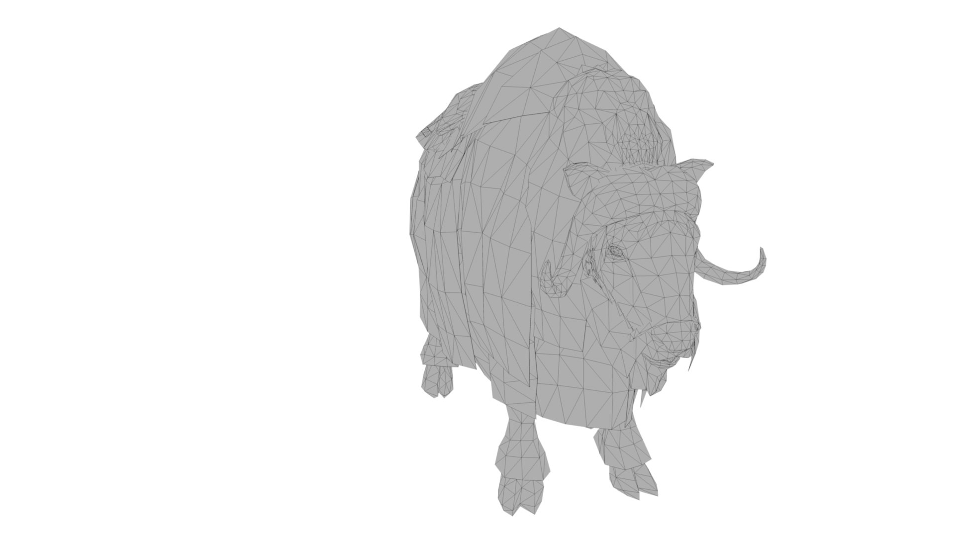 3D Musk Ox - TurboSquid 1839503