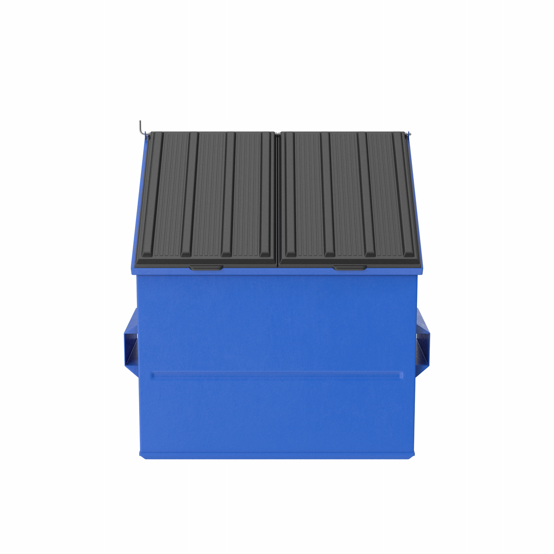 Blue Dumpster Model - TurboSquid 2191291