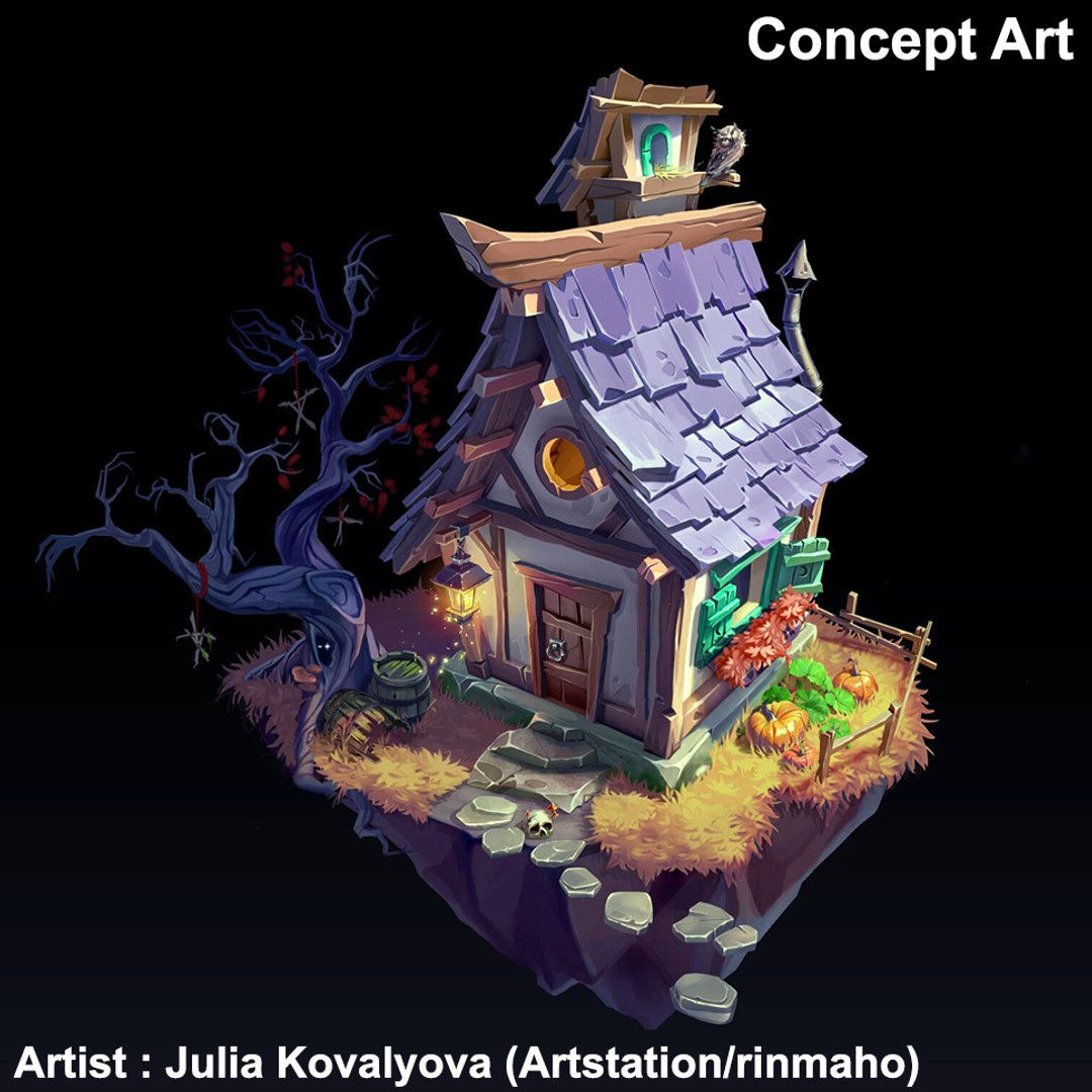 3D Witchhouse Zbrush - TurboSquid 1636899