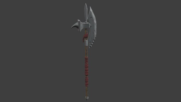 Stylized Steel Halberd 3D model - TurboSquid 1783828