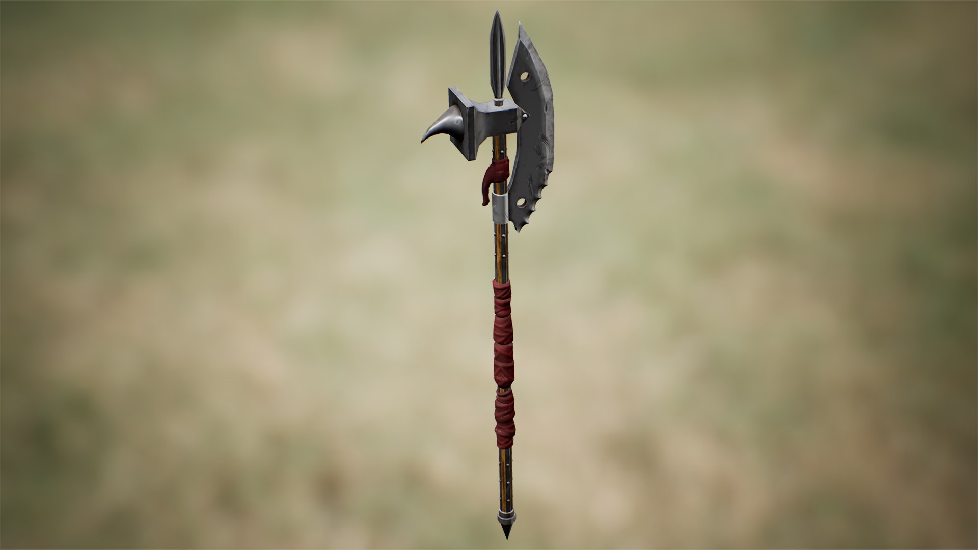 Stylized Steel Halberd 3D Model - TurboSquid 1783828