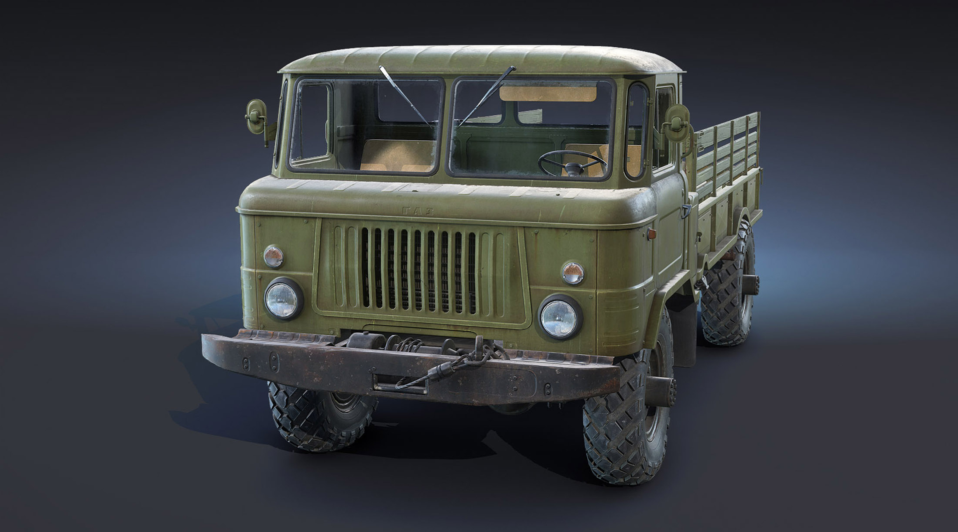 Soviet truck gaz-66 3D model - TurboSquid 1428497