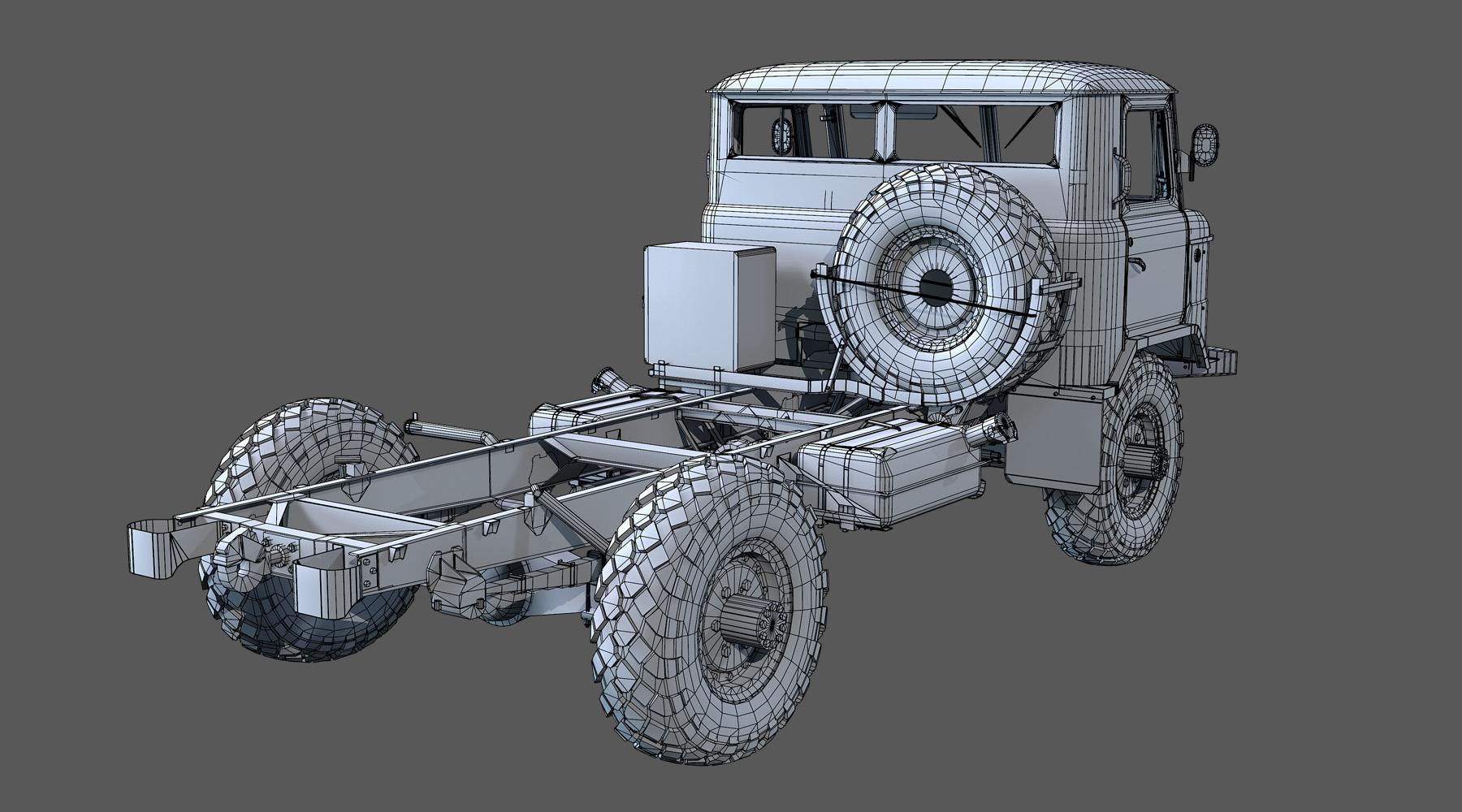 Soviet truck gaz-66 3D model - TurboSquid 1428497