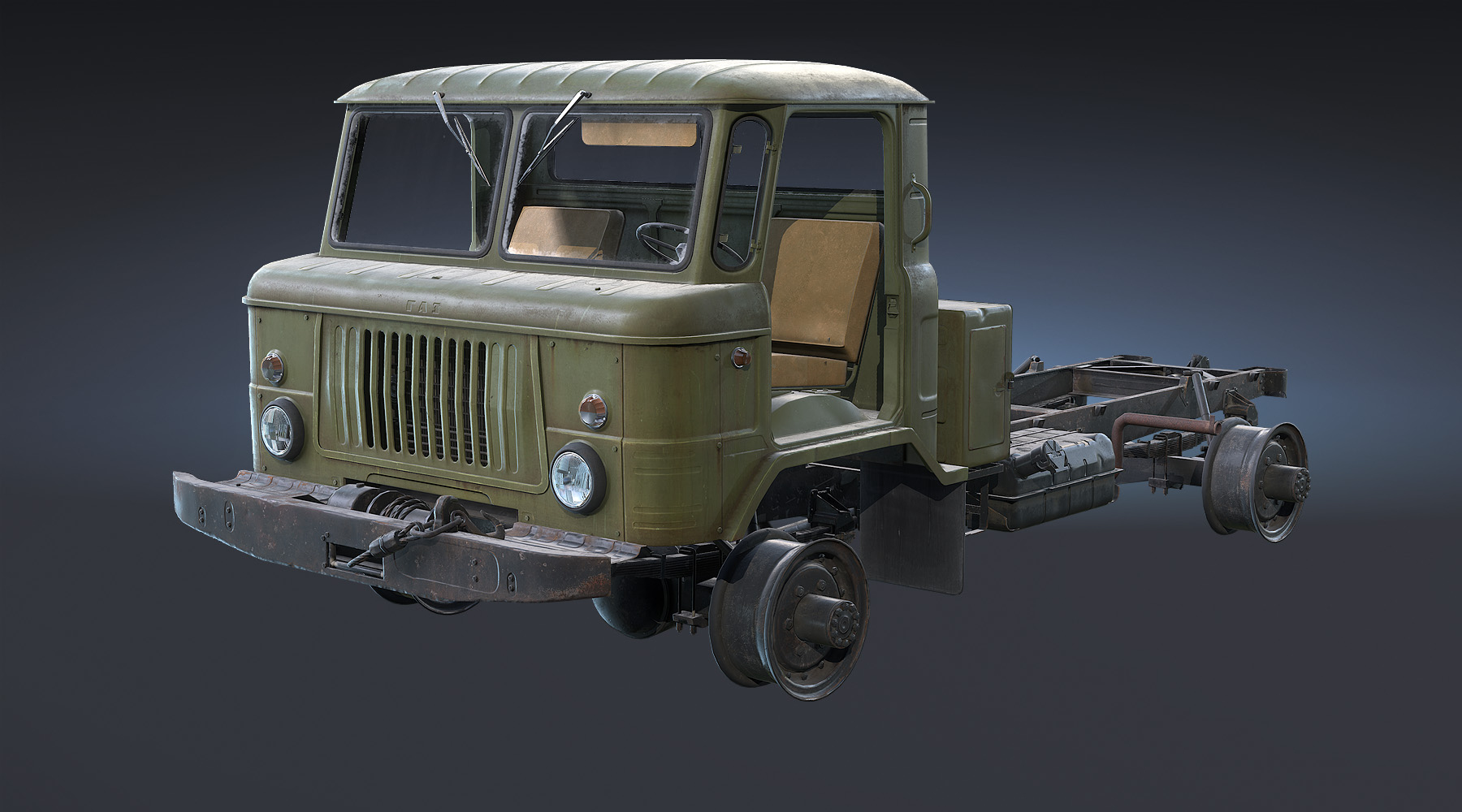 Soviet truck gaz-66 3D model - TurboSquid 1428497
