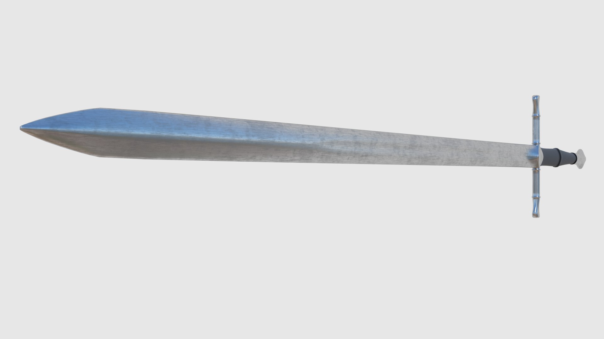3d Model Long Sword - Ready