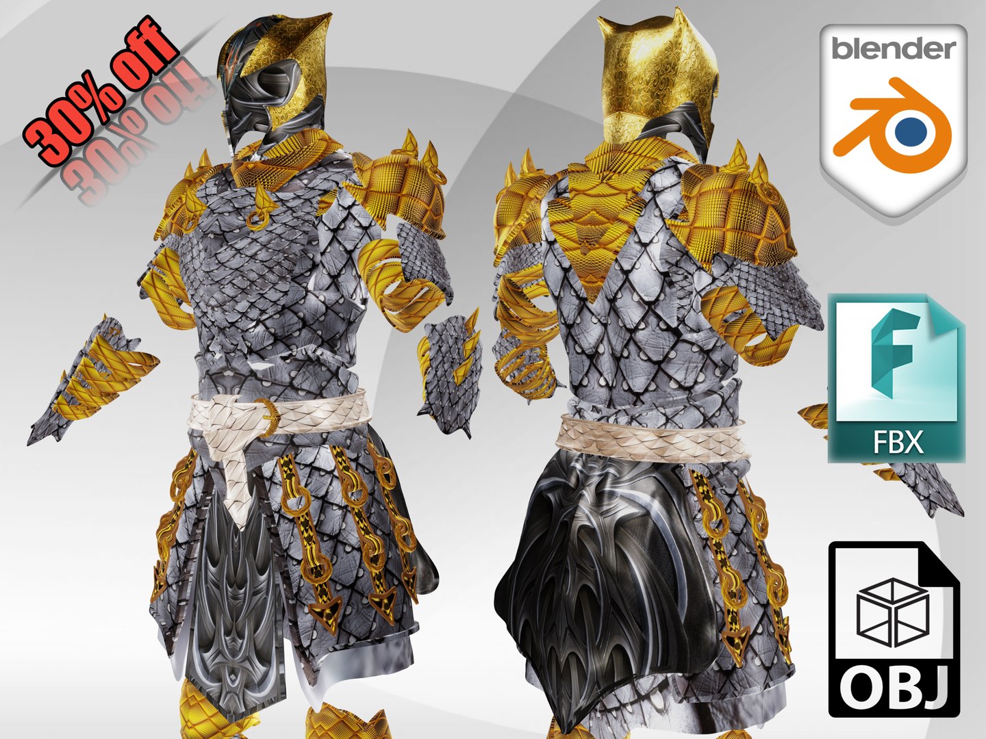 3D Styles Armor Low-poly 3D Model - TurboSquid 1806771