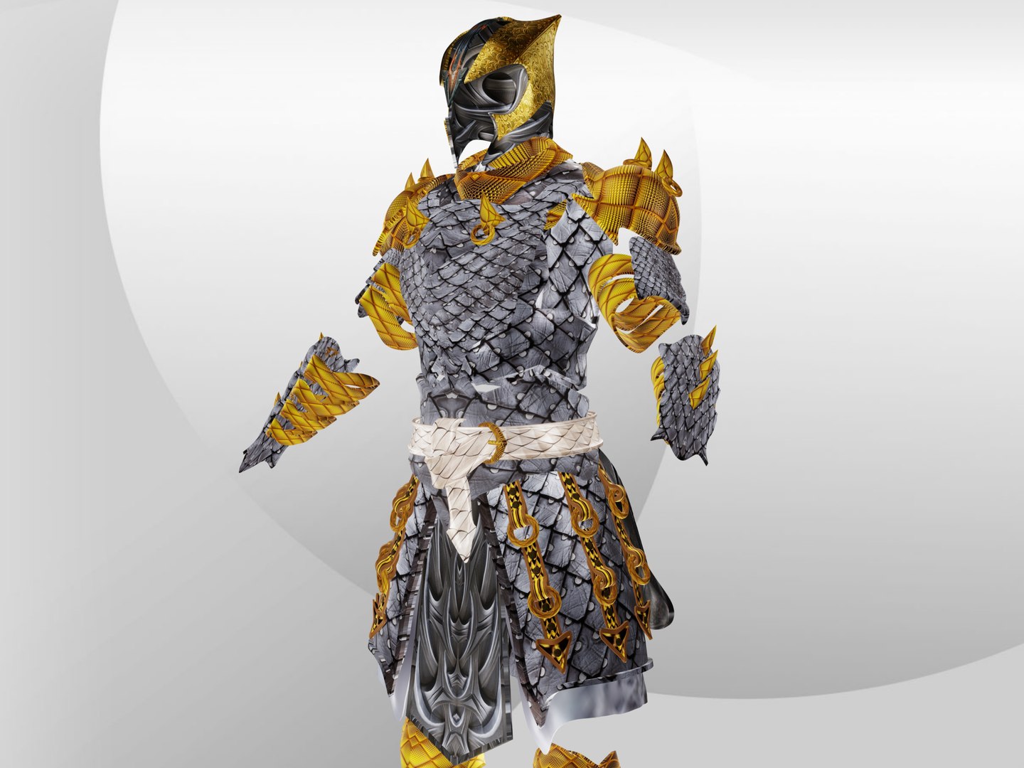3D Styles Armor Low-poly 3D Model - TurboSquid 1806771