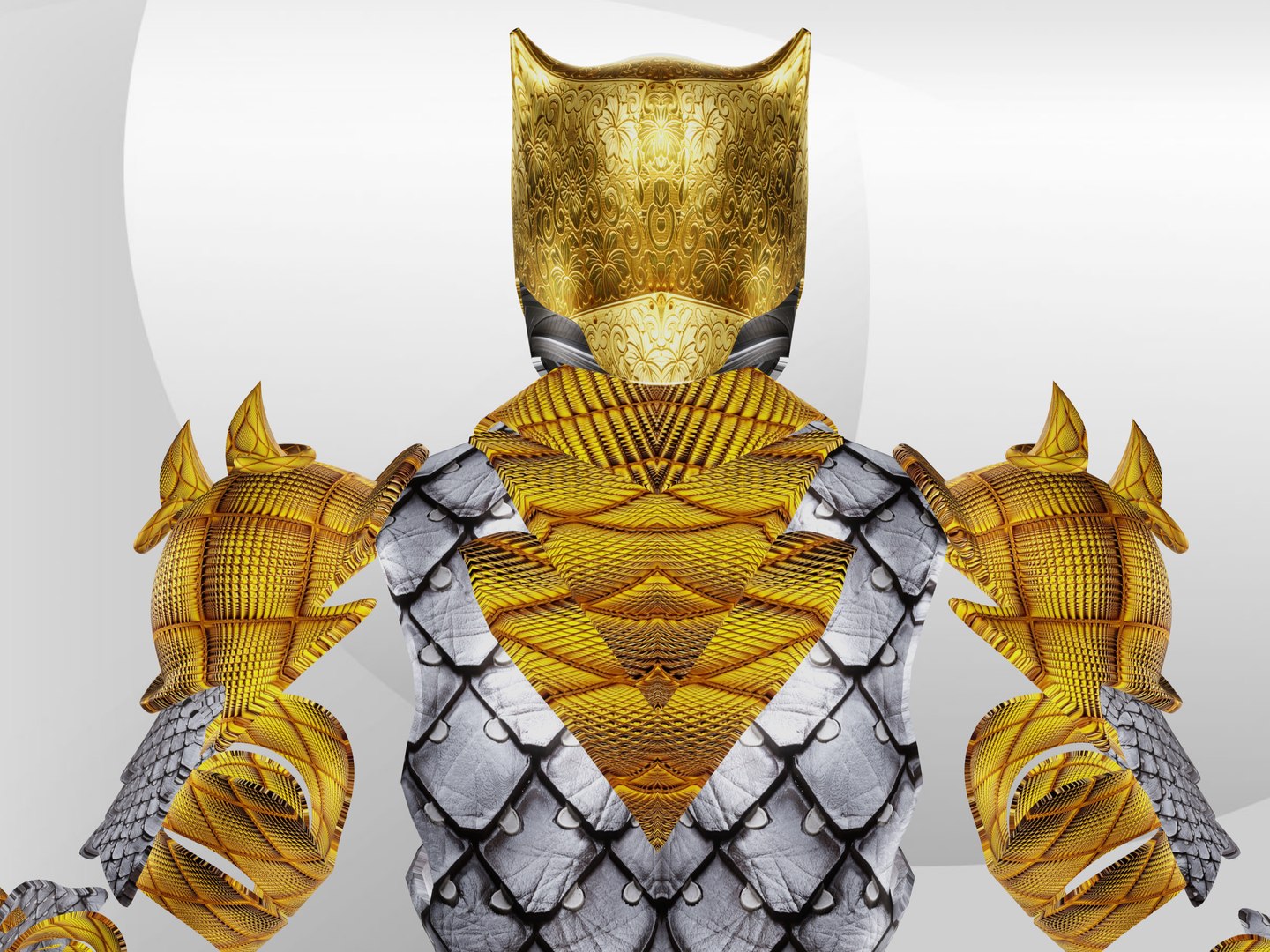 3D Styles Armor Low-poly 3D Model - TurboSquid 1806771