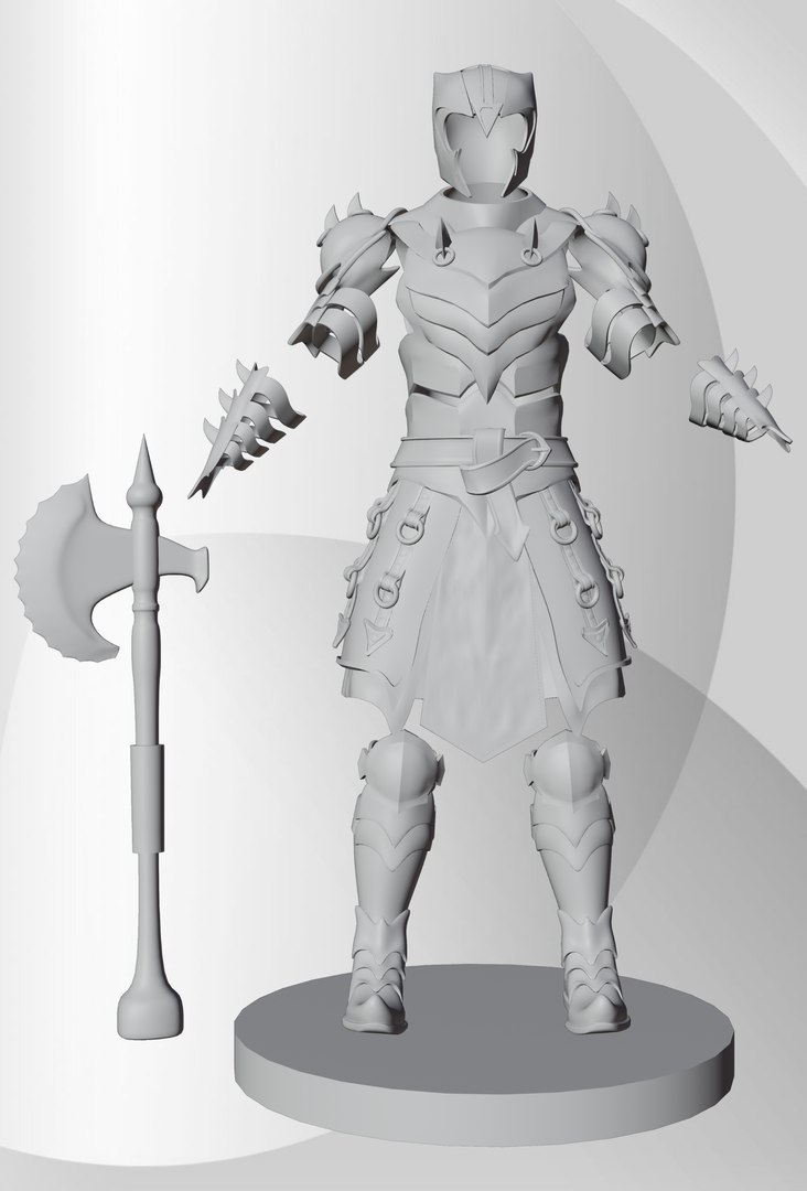 3D Styles Armor Low-poly 3D Model - TurboSquid 1806771