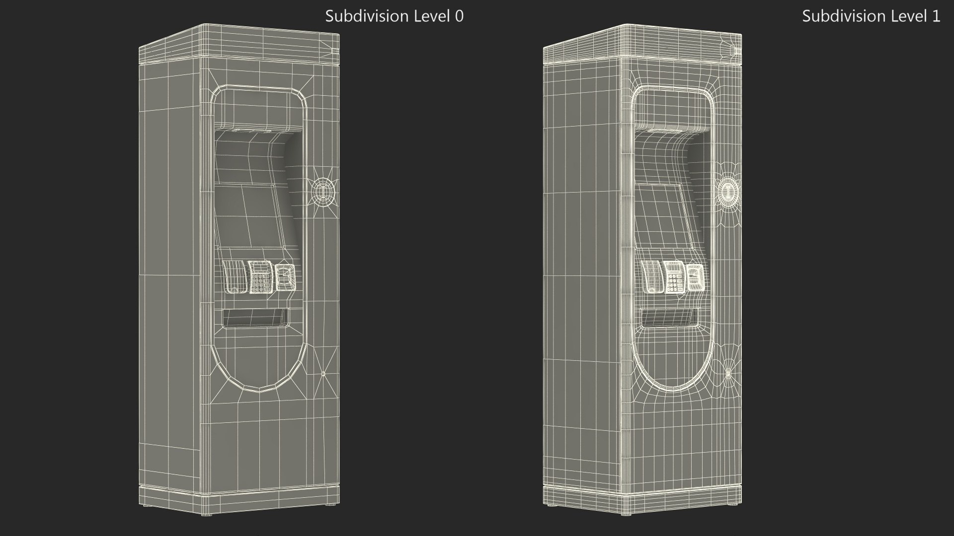 3D Self Service Ticket Machine Orange - TurboSquid 2241925