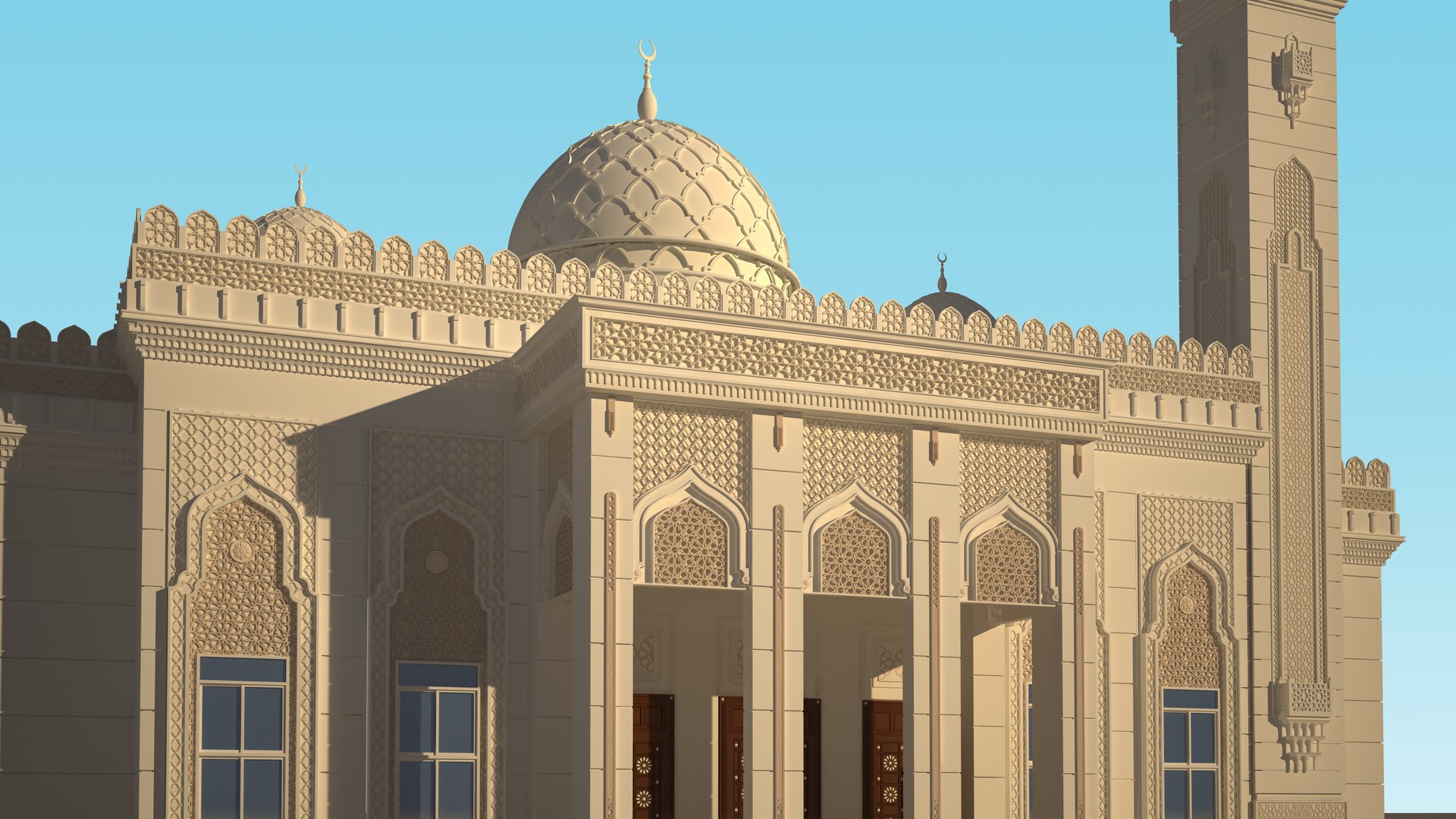 3D Mosque 3D No3 - TurboSquid 2314145