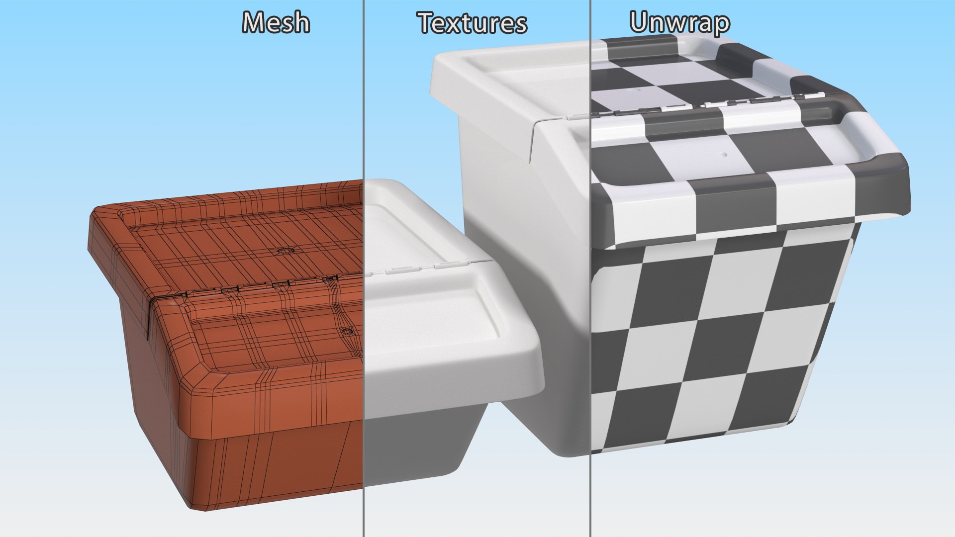 3D model Storage Containers with Lid Set - TurboSquid 2071358