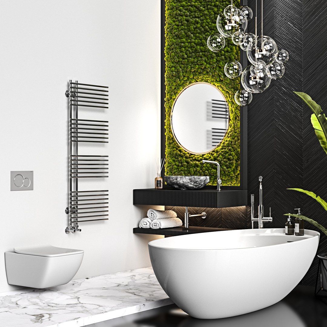 Bathroom Set Bath Model - TurboSquid 1509105