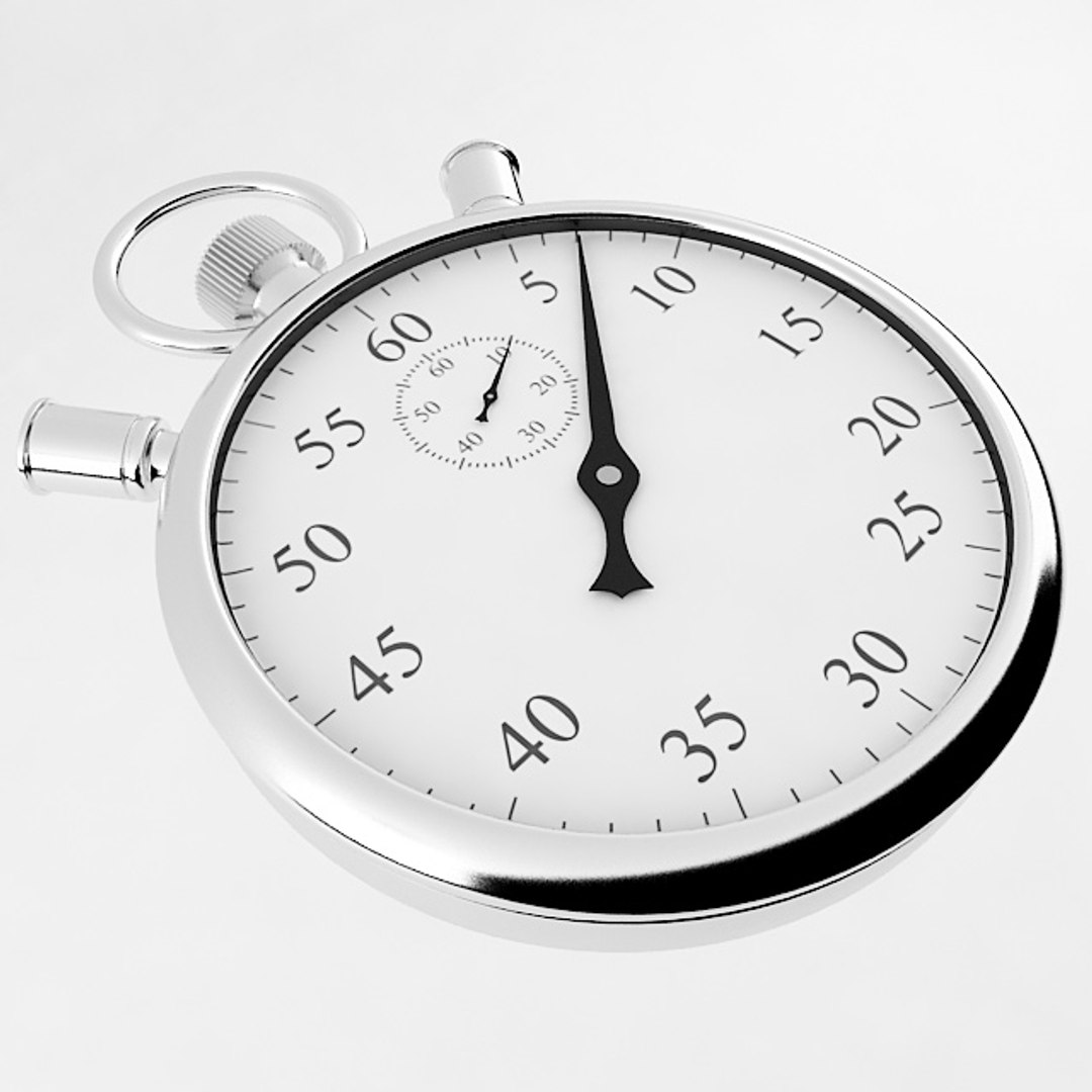 3D Stop Watch Model - TurboSquid 1301066