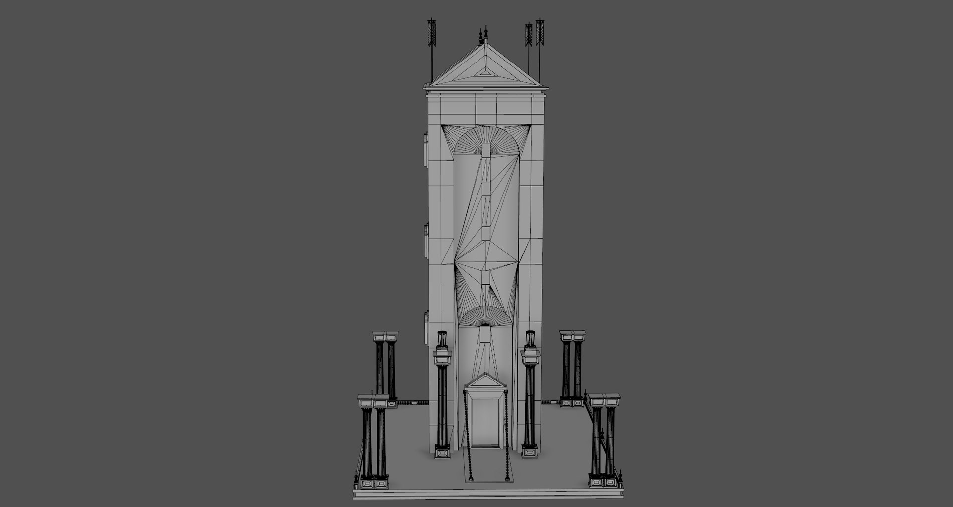 Ancient Roman Tower 3D Model - TurboSquid 2326554