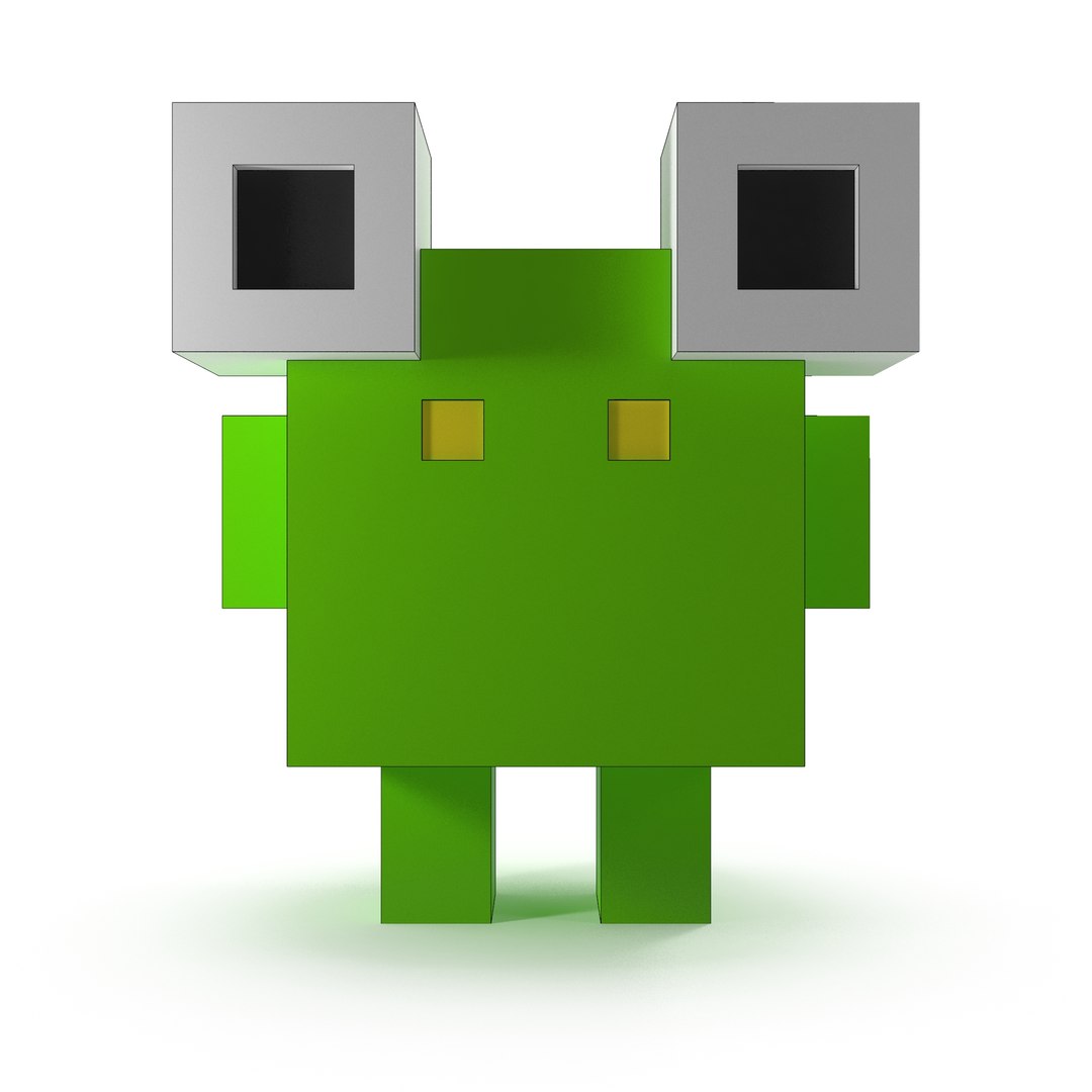 3D Voxel Toad Model - TurboSquid 1692163