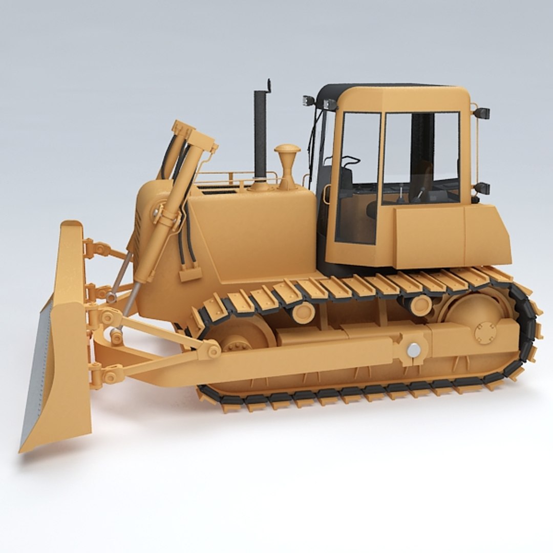 Bulldozer model - TurboSquid 581608
