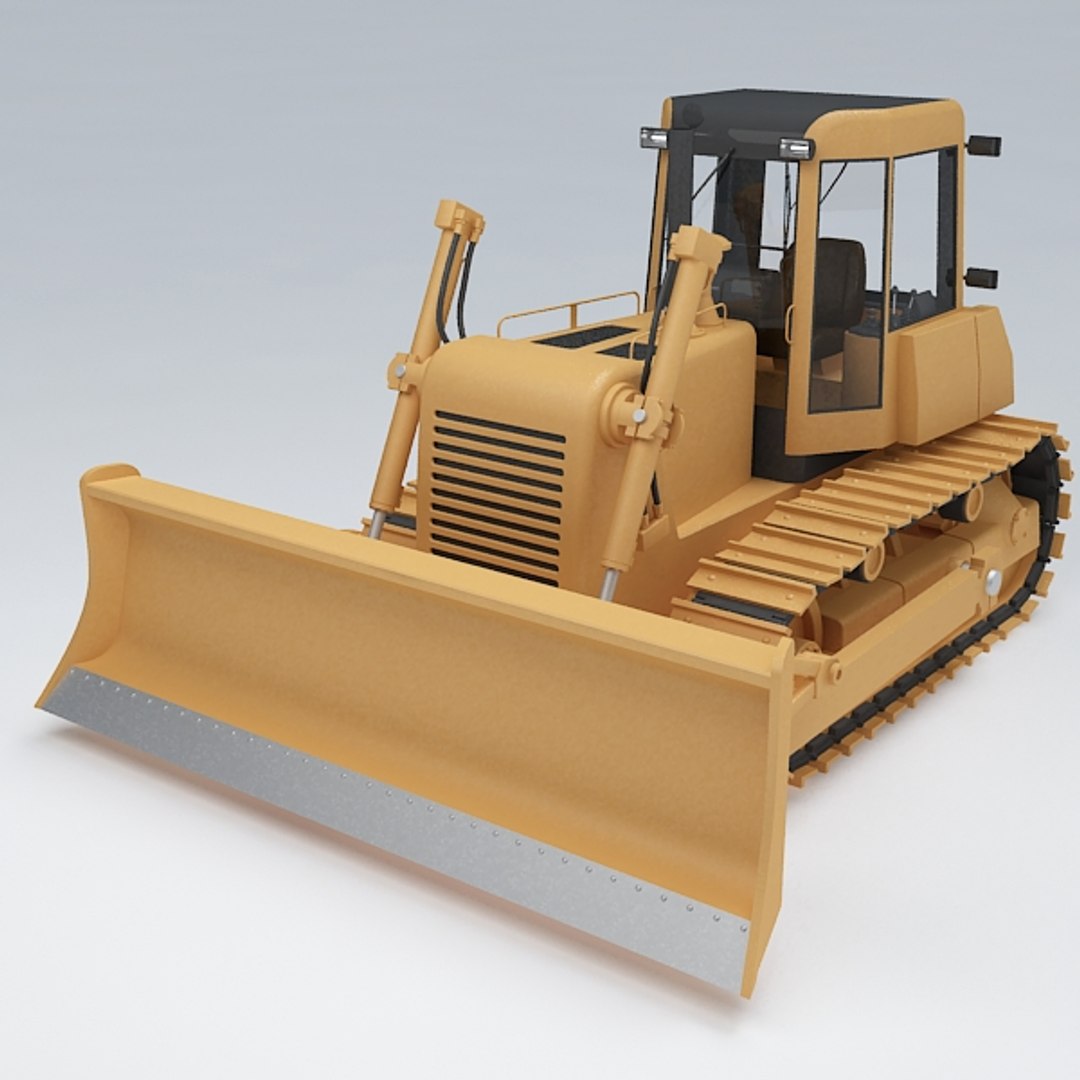 Bulldozer model - TurboSquid 581608