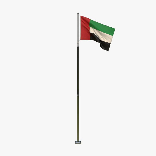 Uae Flag 3d Animation