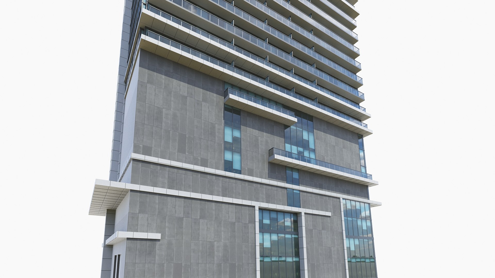 2 buildings 3D model - TurboSquid 1360619