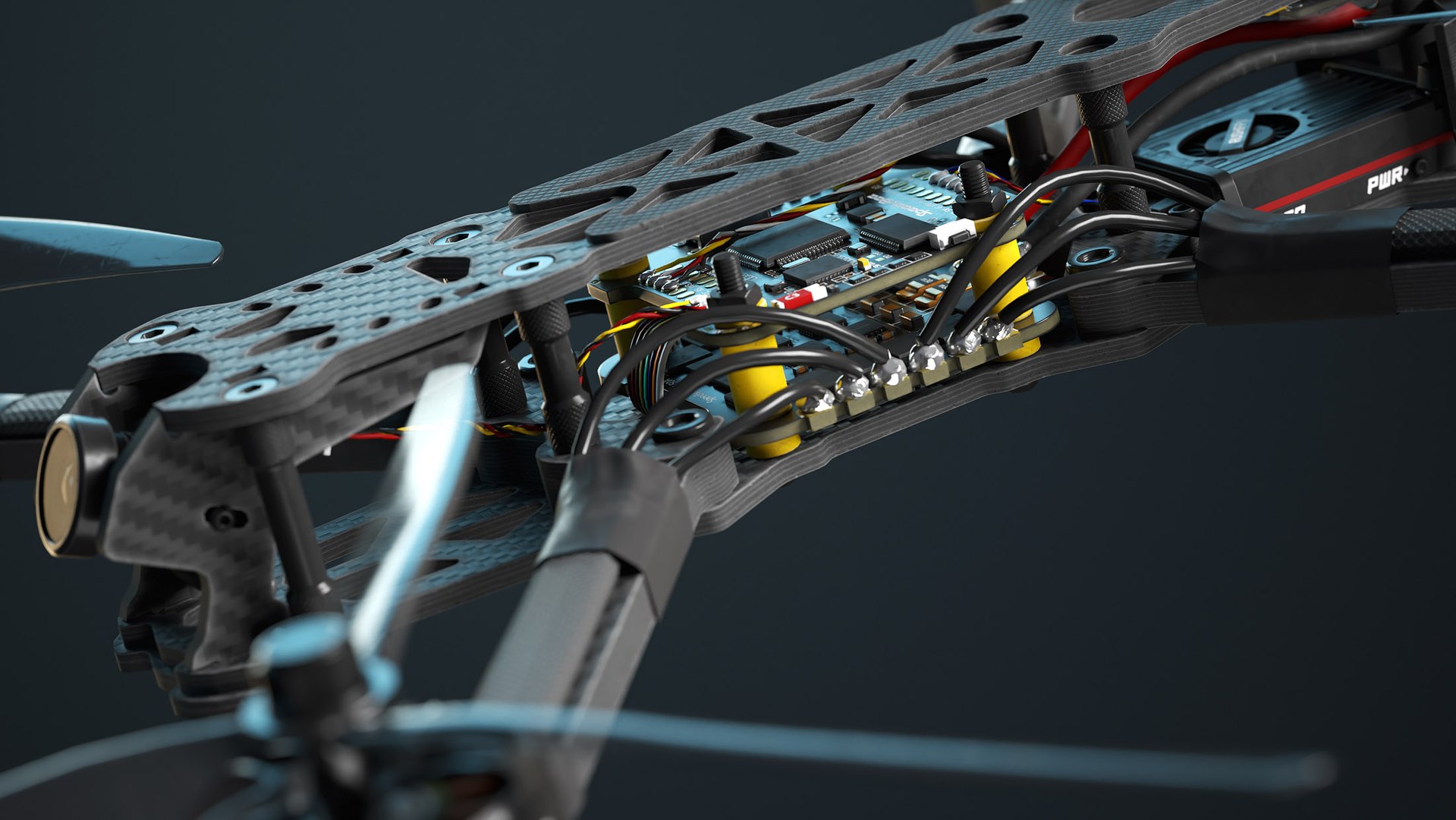 3D FPV Drone 7 Inches - TurboSquid 2367895