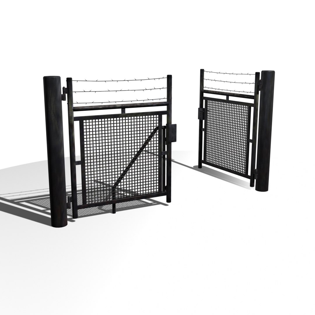 Gate Model - TurboSquid 1280345