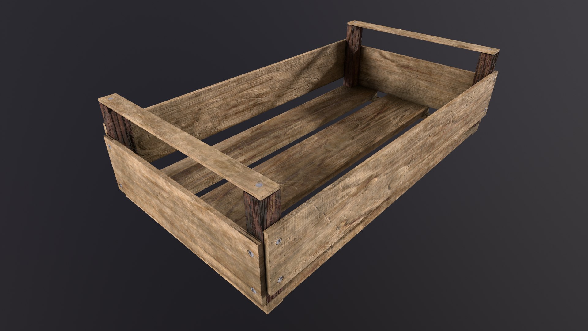 Wooden Crate Game Ready Ideal For Street Market 3D Model - TurboSquid ...