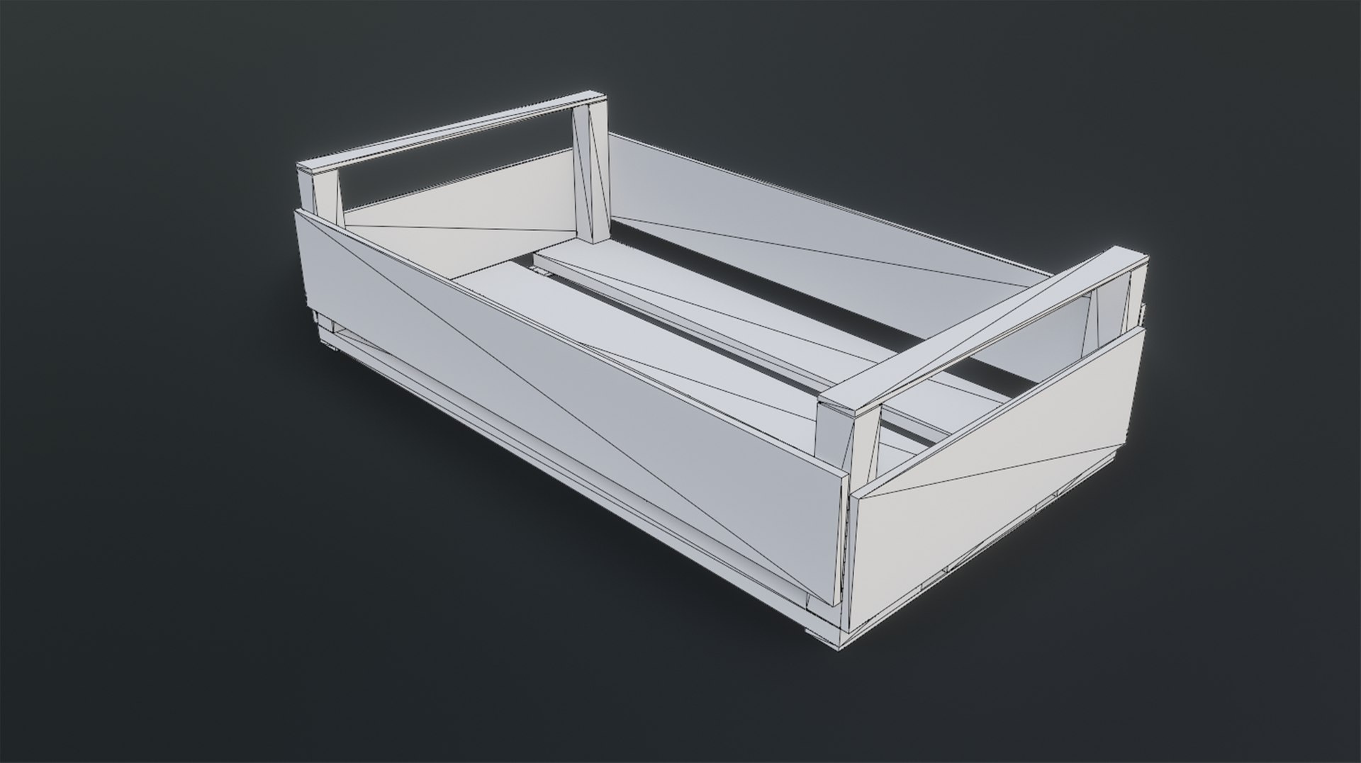 Wooden Crate Game Ready Ideal For Street Market 3D Model - TurboSquid ...