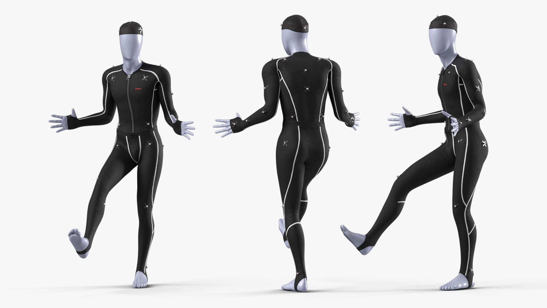 3D Model OptiTrack Motion Capture Suit Rigged For Cinema 4D - TurboSquid 2330258