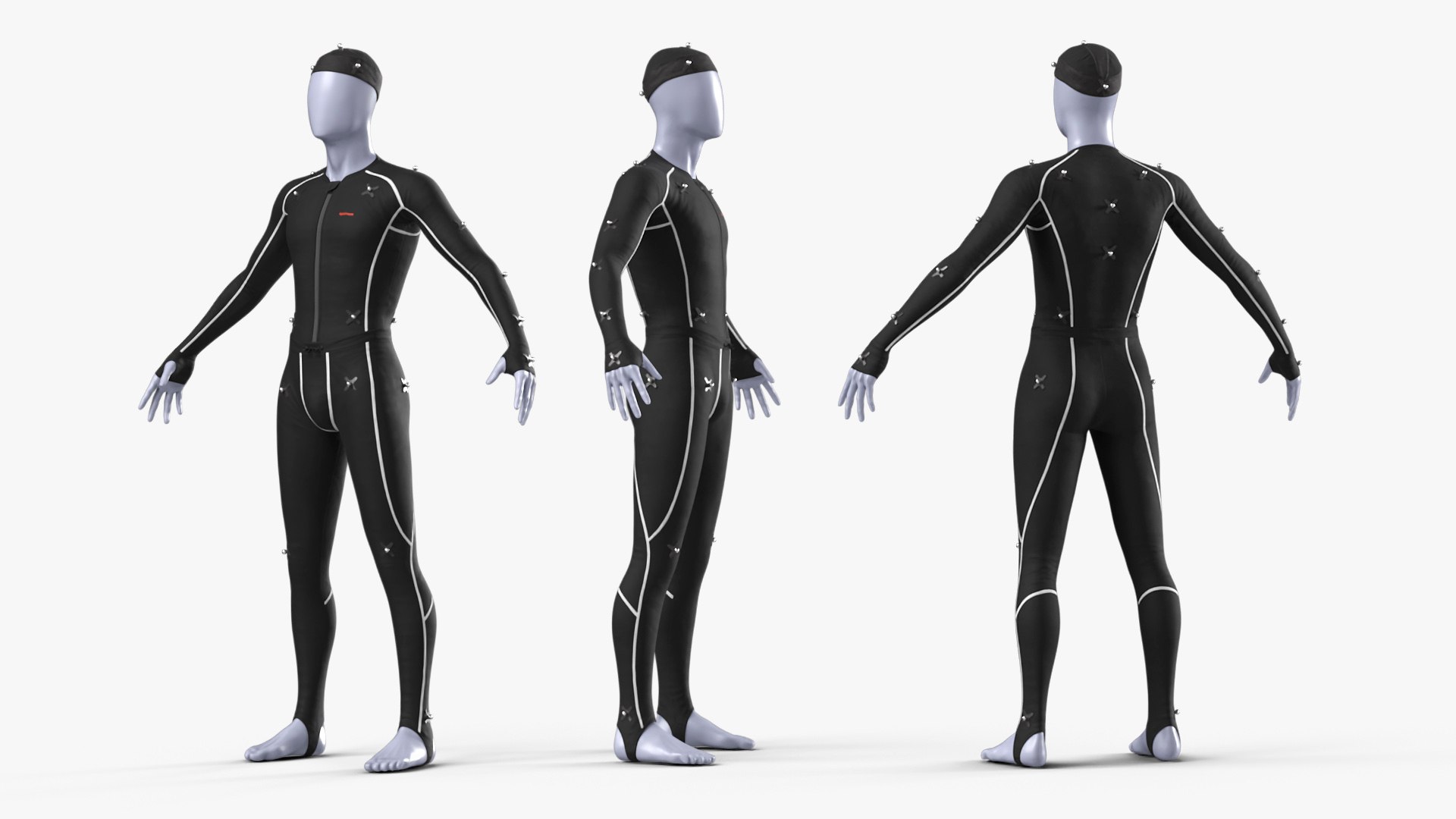 3D Model OptiTrack Motion Capture Suit Rigged For Cinema 4D ...