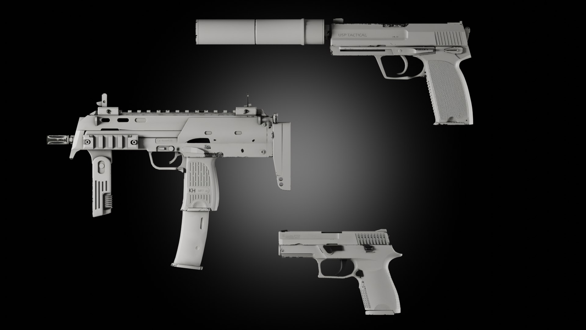 CS2 Whiteout Collection 3D Model - TurboSquid 2356395