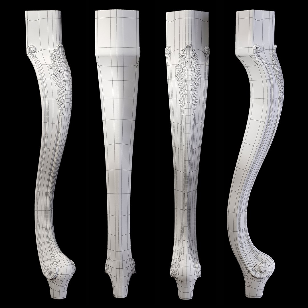 Classic Leg 023 3D - TurboSquid 1747438