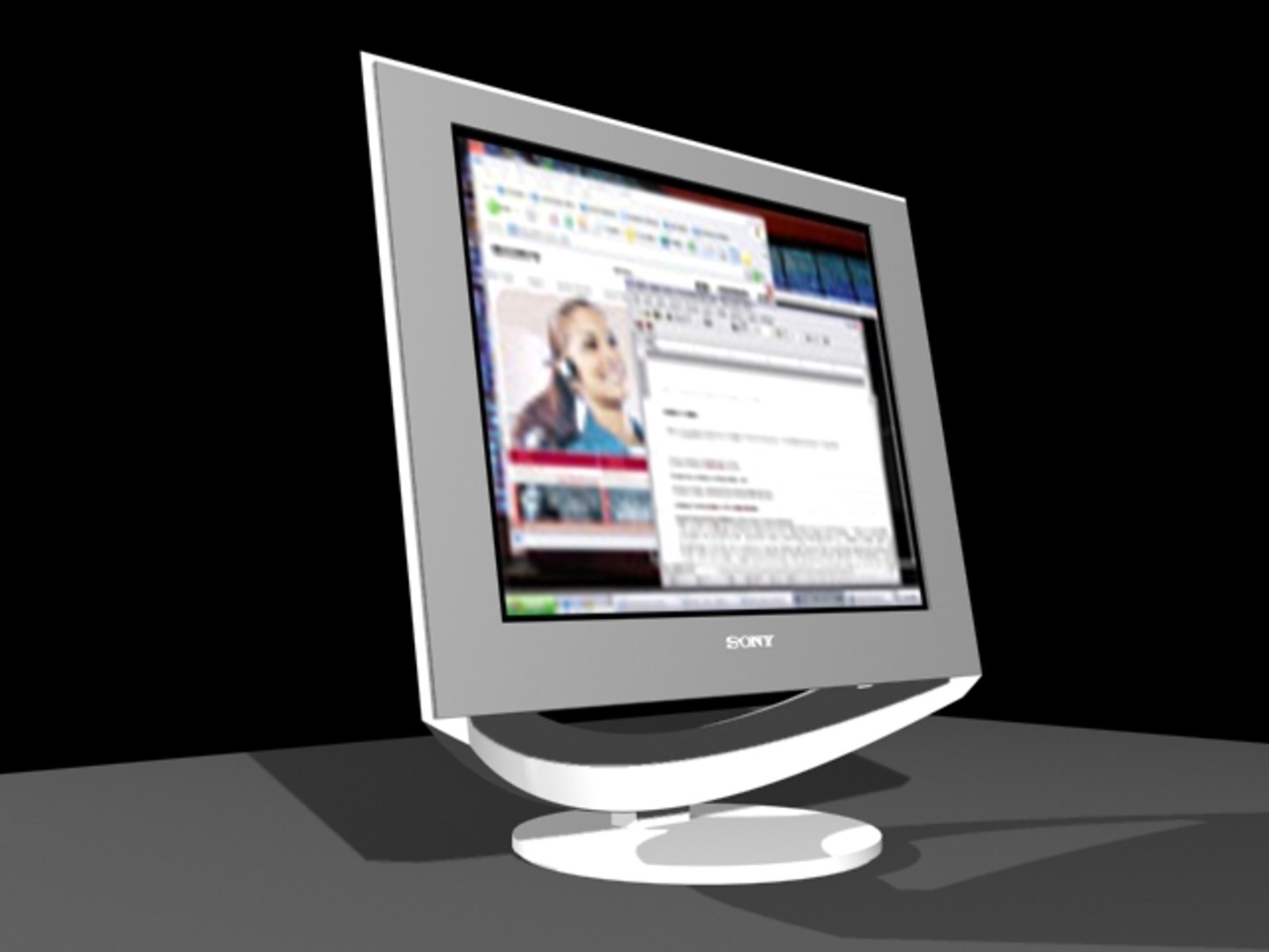 Sony Lcd Monitor 3d Max