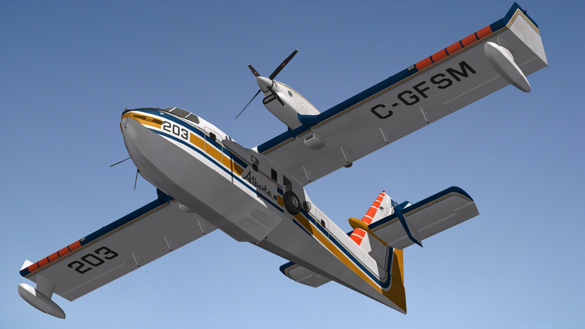 3D CL415 Firefighter Canada Model - TurboSquid 2109591