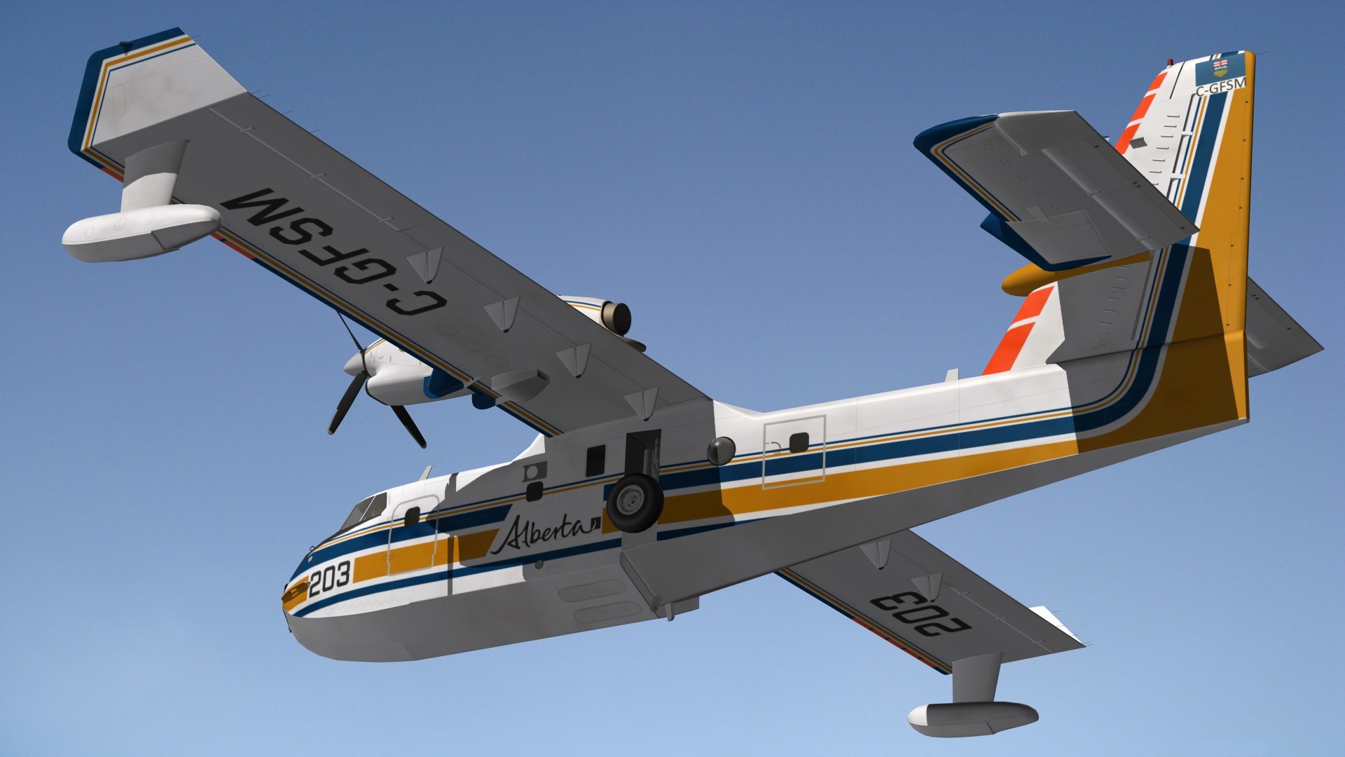 3D CL415 Firefighter Canada Model - TurboSquid 2109591