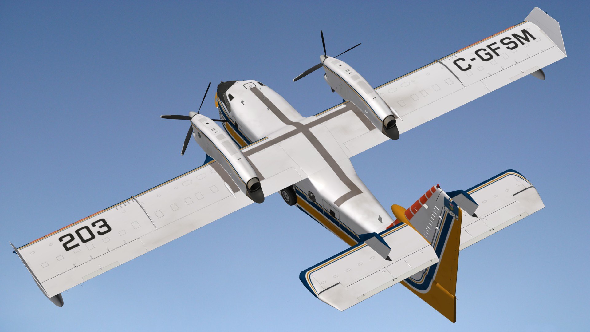 3D CL415 Firefighter Canada Model - TurboSquid 2109591