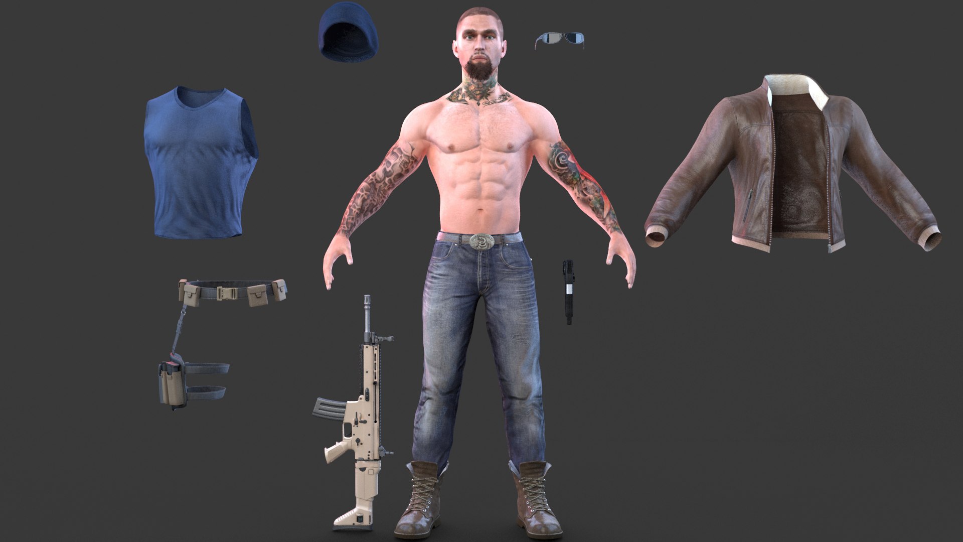 3D dude pbr 2020 model - TurboSquid 1574575