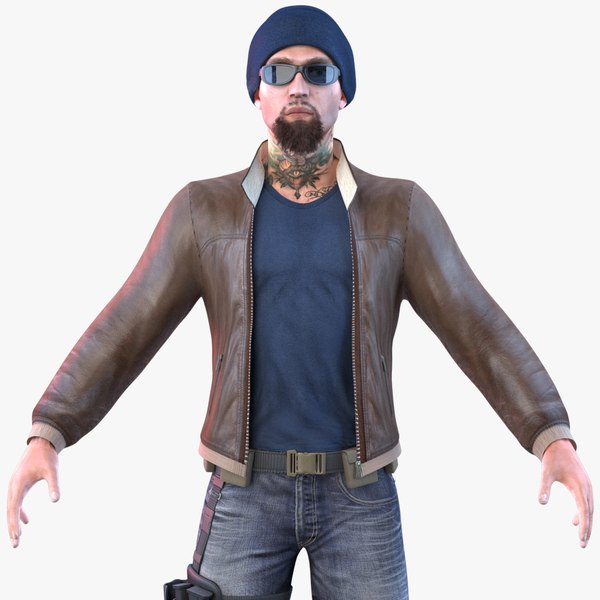 3D model rigged special agent 4k - TurboSquid 1542746
