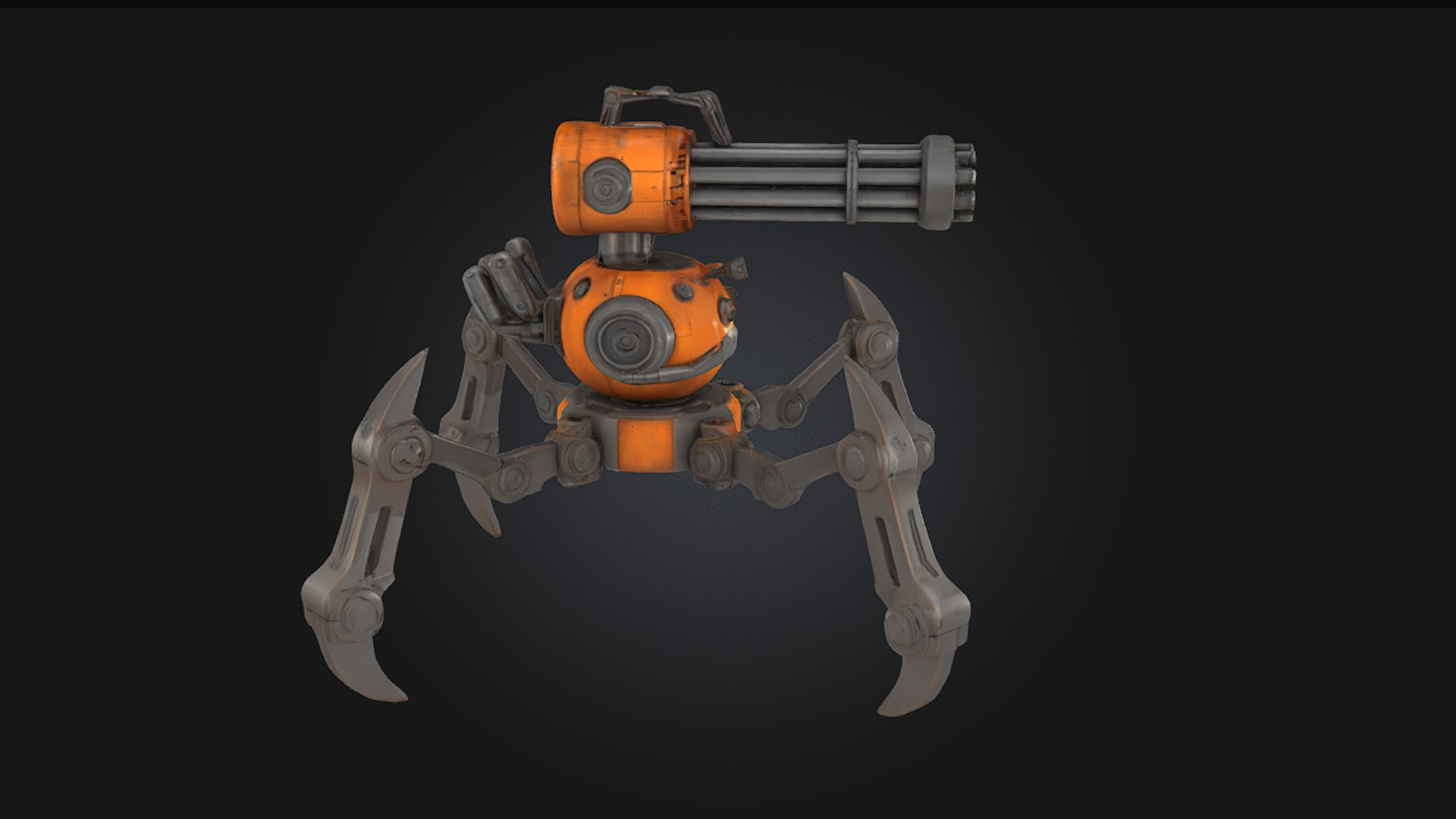 Sentry Strider The Lone Watcher Of Forgotten Frontiers 3D Model ...
