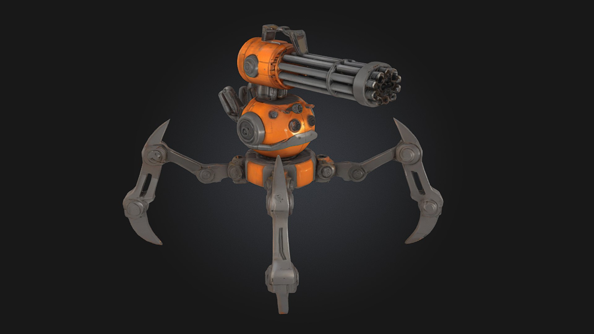 Sentry Strider The Lone Watcher Of Forgotten Frontiers 3D Model ...