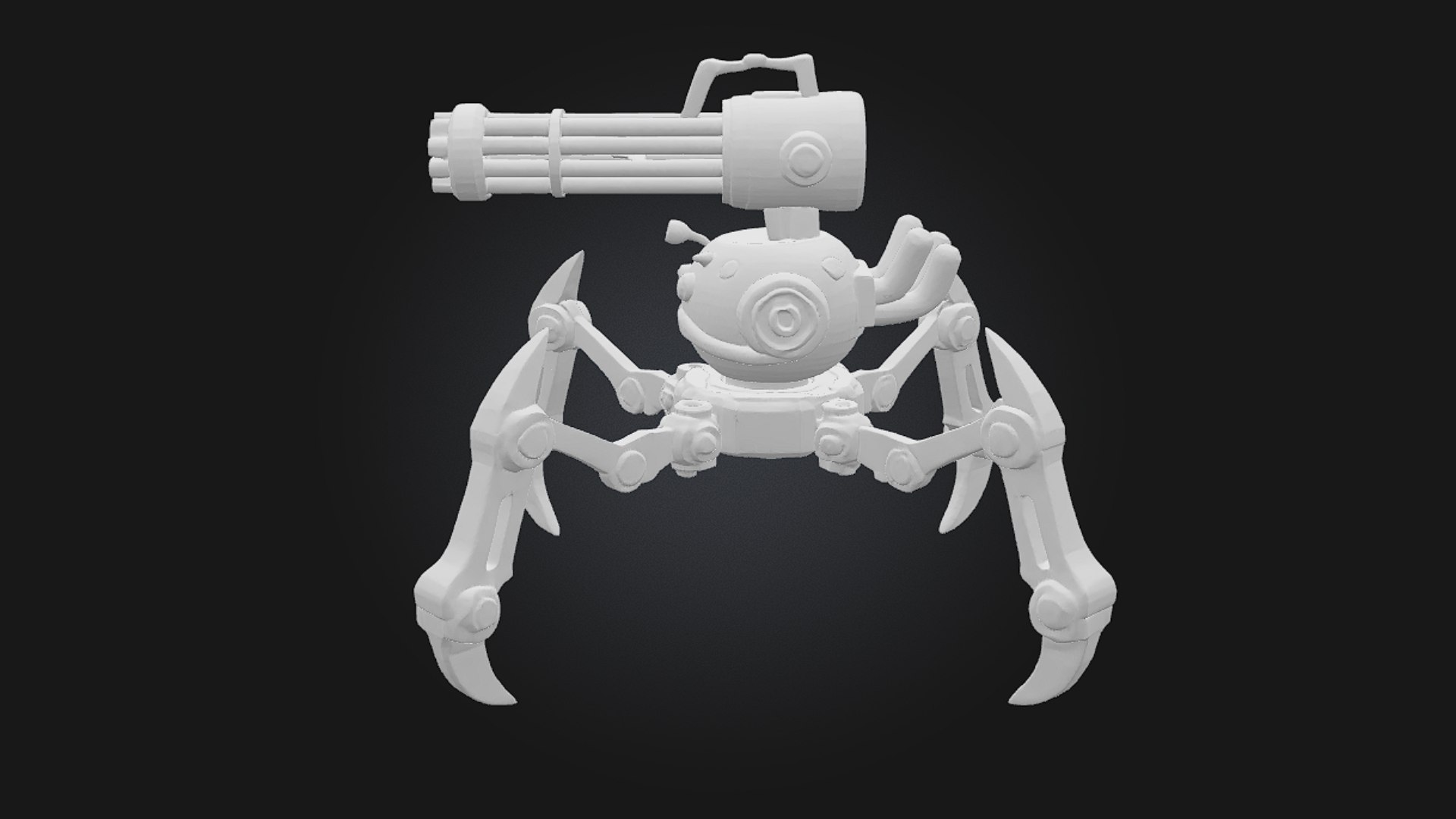 Sentry Strider The Lone Watcher Of Forgotten Frontiers 3D Model ...