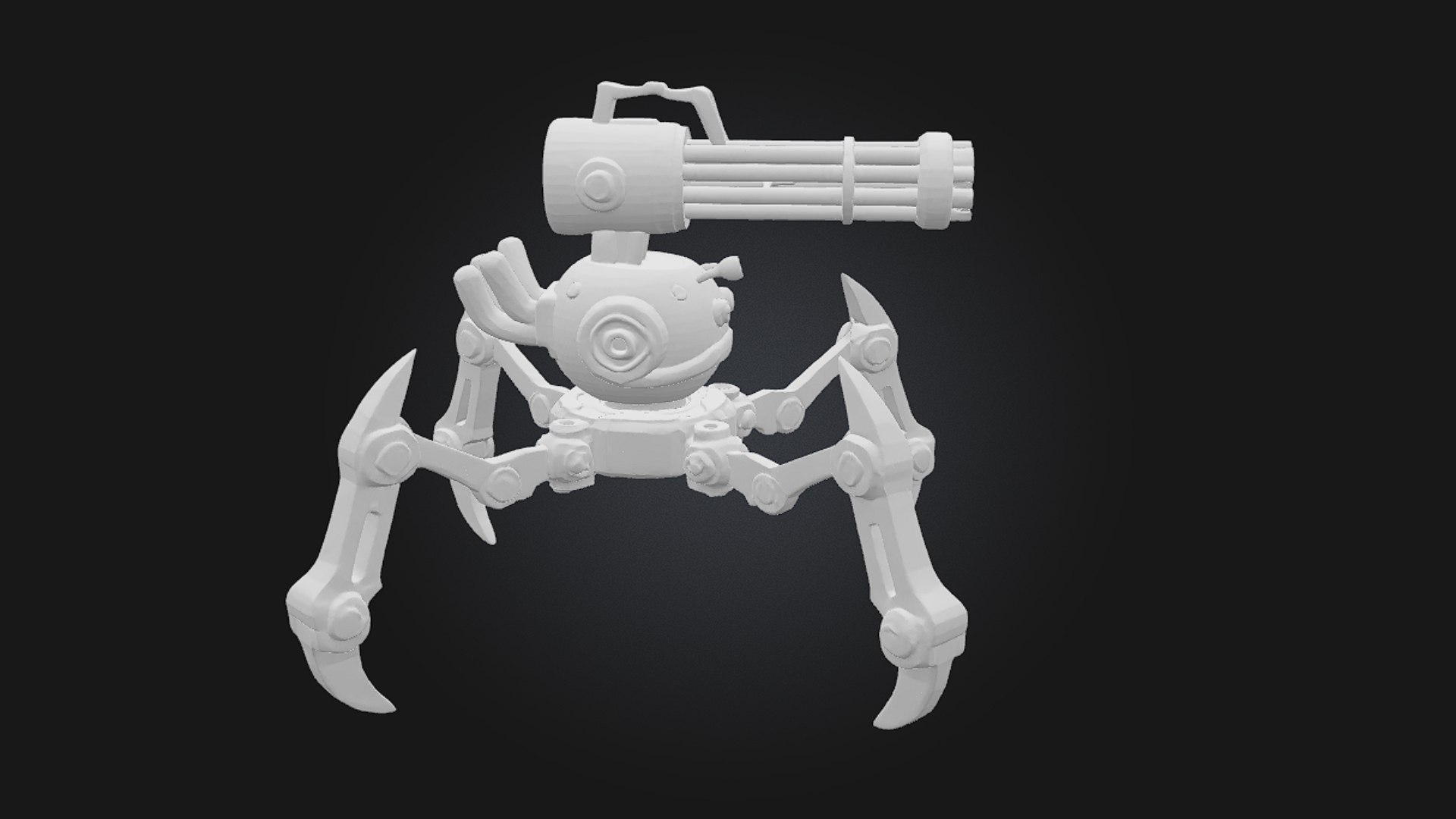 Sentry Strider The Lone Watcher Of Forgotten Frontiers 3D Model ...