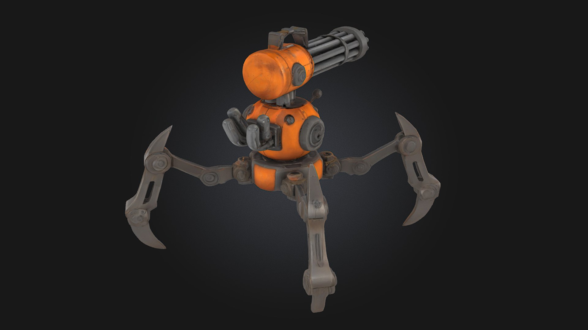 Sentry Strider The Lone Watcher Of Forgotten Frontiers 3D Model ...