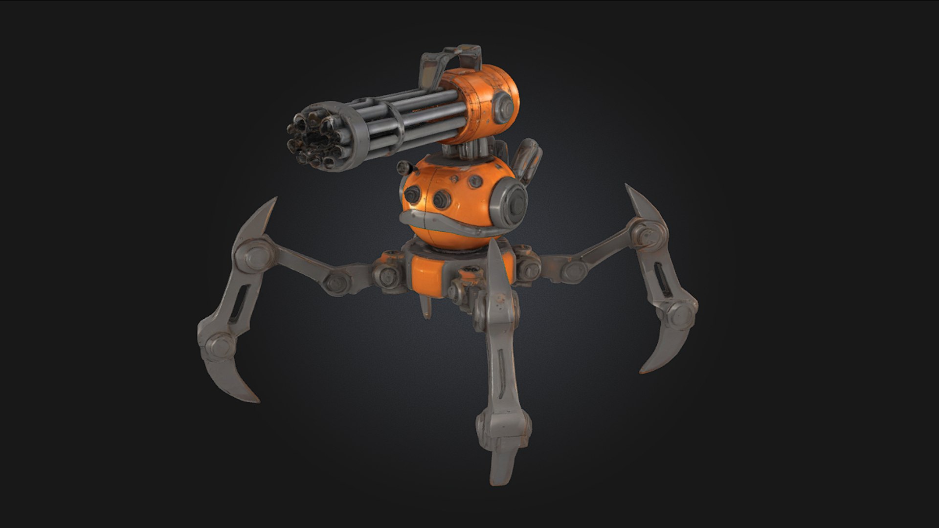 Sentry Strider The Lone Watcher Of Forgotten Frontiers 3D Model ...